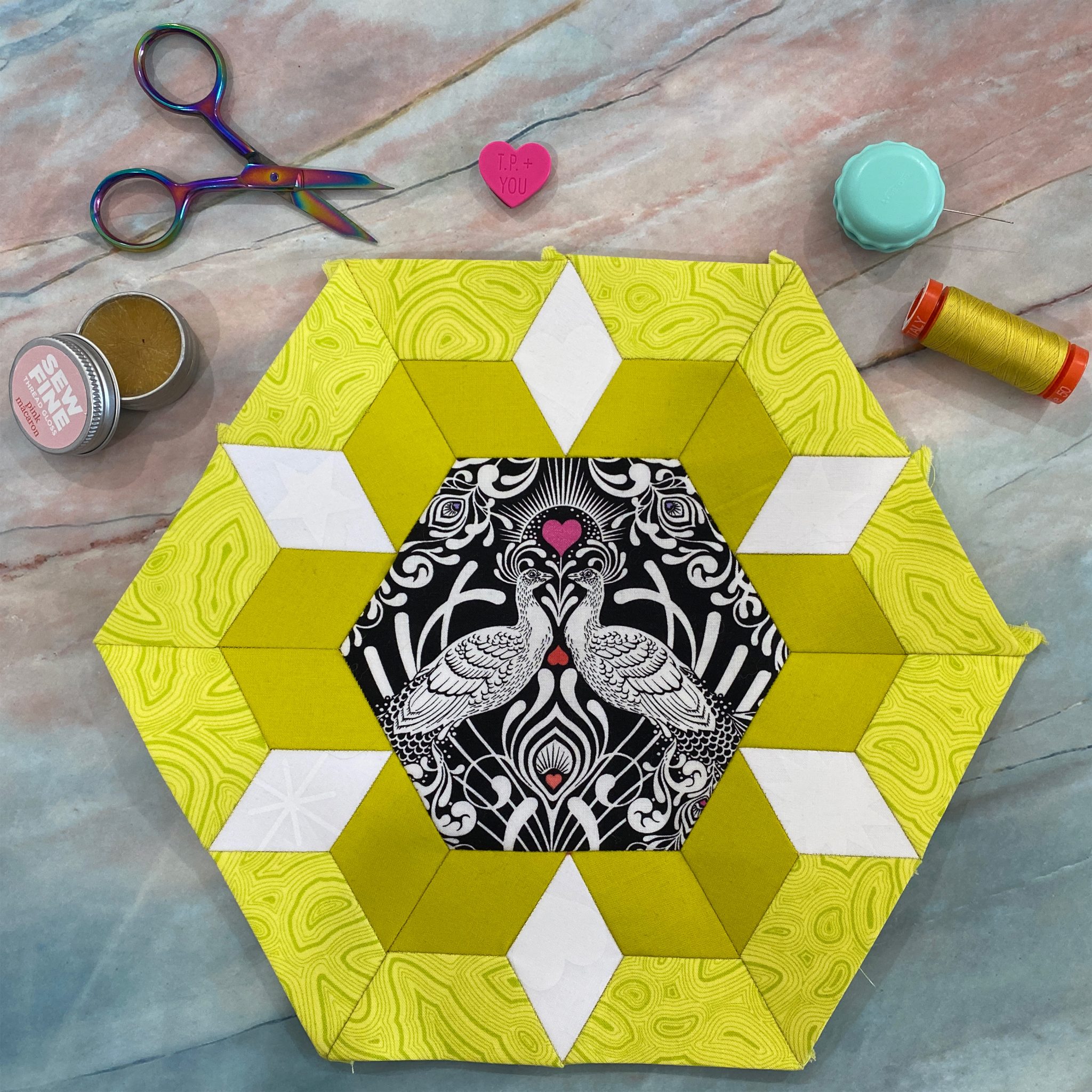 SMITTEN QUILT – MONTH 6 BLOCK 3